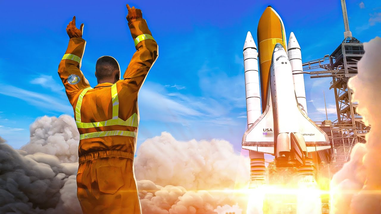 Space Shuttle Launch Gone WRONG in GTA 5 RP - YouTube
