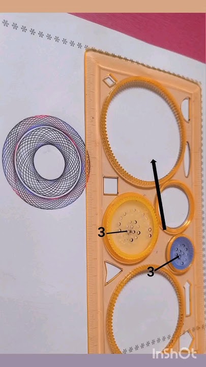 spirograph design kaise banaye | how to draw spirograph design | spirograph tutorial - YouTube