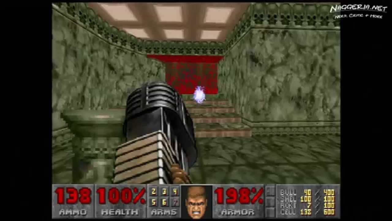 DOOM (100% Kills) E2M5 "Command Center" Walkthrough (Ultra-Violence ...