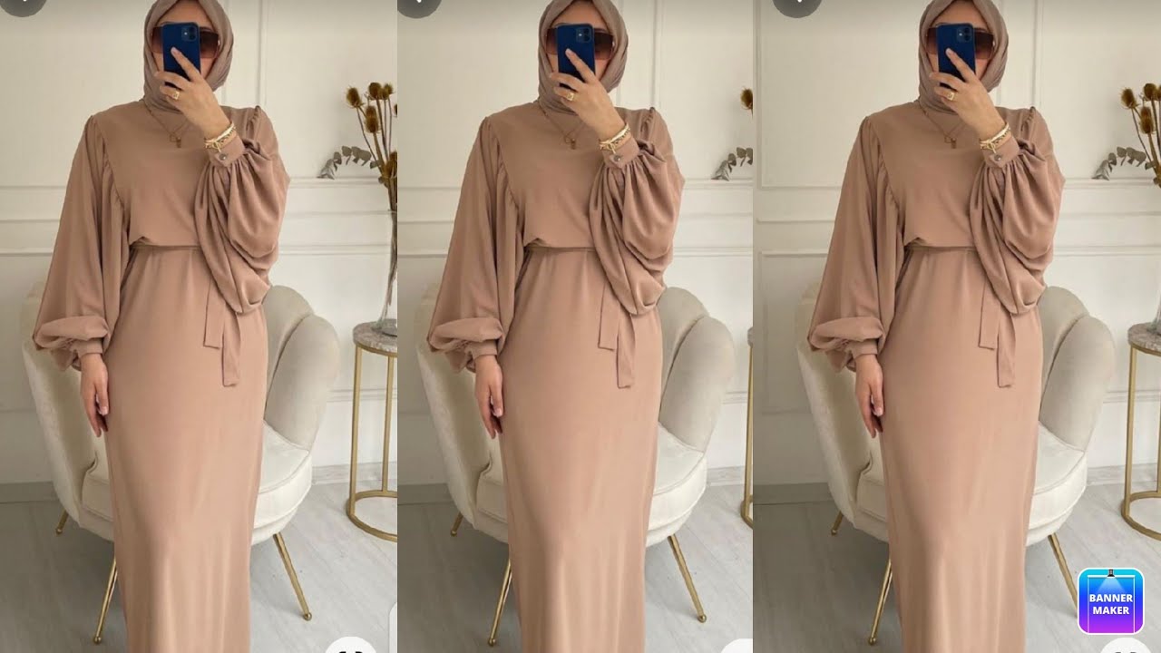 How To Cut and Stitch Simple Gathered Ruffle Sleeve Dress Diy ...