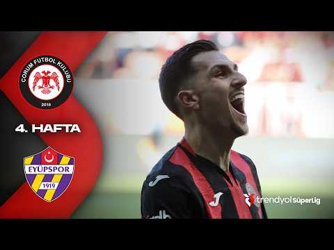 Çorum FK - Eyüpspor - Highlights/Özet | Trendyol Süper Lig - 2026/27