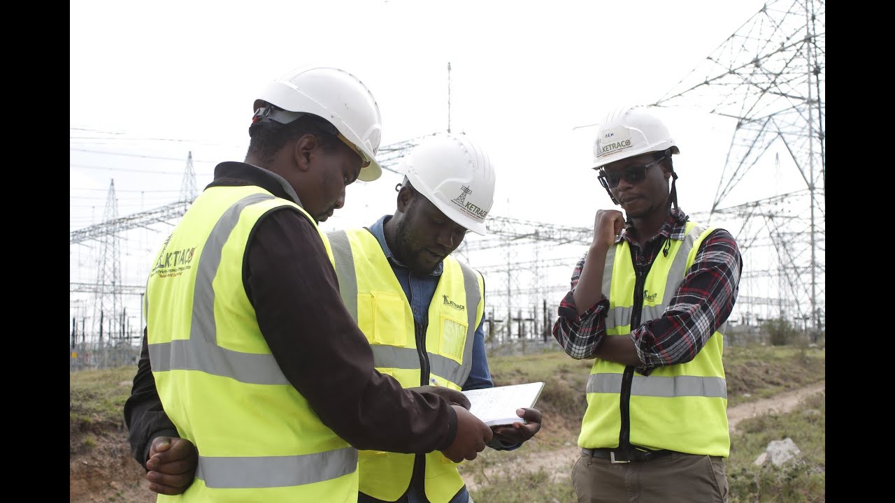 Second-largest substation in Kenya, 220/400kV Isinya substation. - YouTube