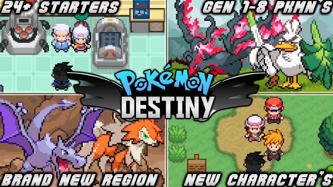 [NEW] Pokemon GBA Rom With 24+ Starters, Gen 1-8 Pokemon, New Region ...