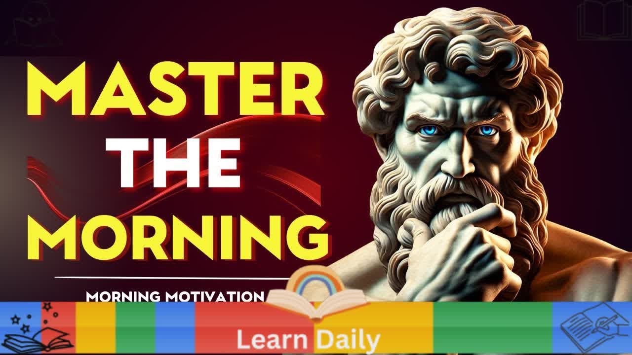 MORNING MOTIVATION: Transform Your Mornings with Stoic Habits - YouTube