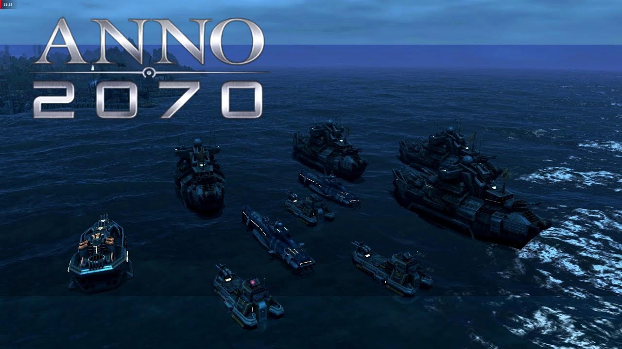 Anno 2070 - tutorial: militar fleet structure (day 218) - YouTube