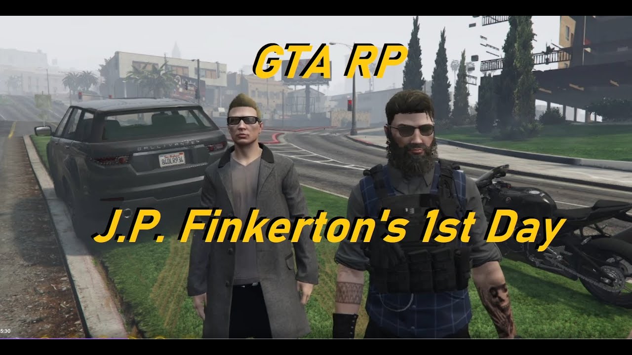 GTA RP 🌆 J.P. Finkerton's 1st Day in RP 🌆 POWER RP - YouTube
