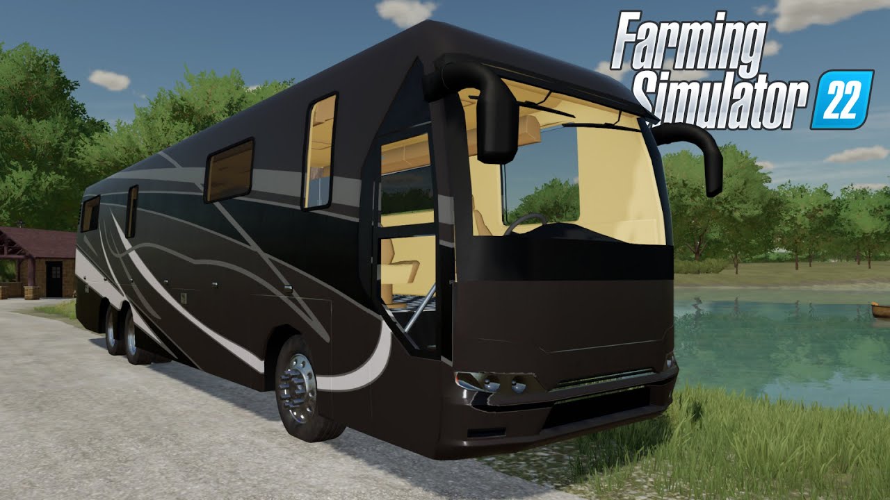 FS22 - TRAVELING around the USA in a HUGE RV CAMPER - Mod for Farming ...