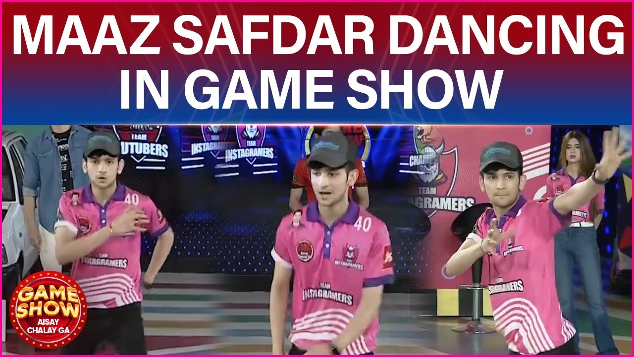 Maaz Safder Dance in Live Show | Pakistan vs Australia | ICC World Cup ...