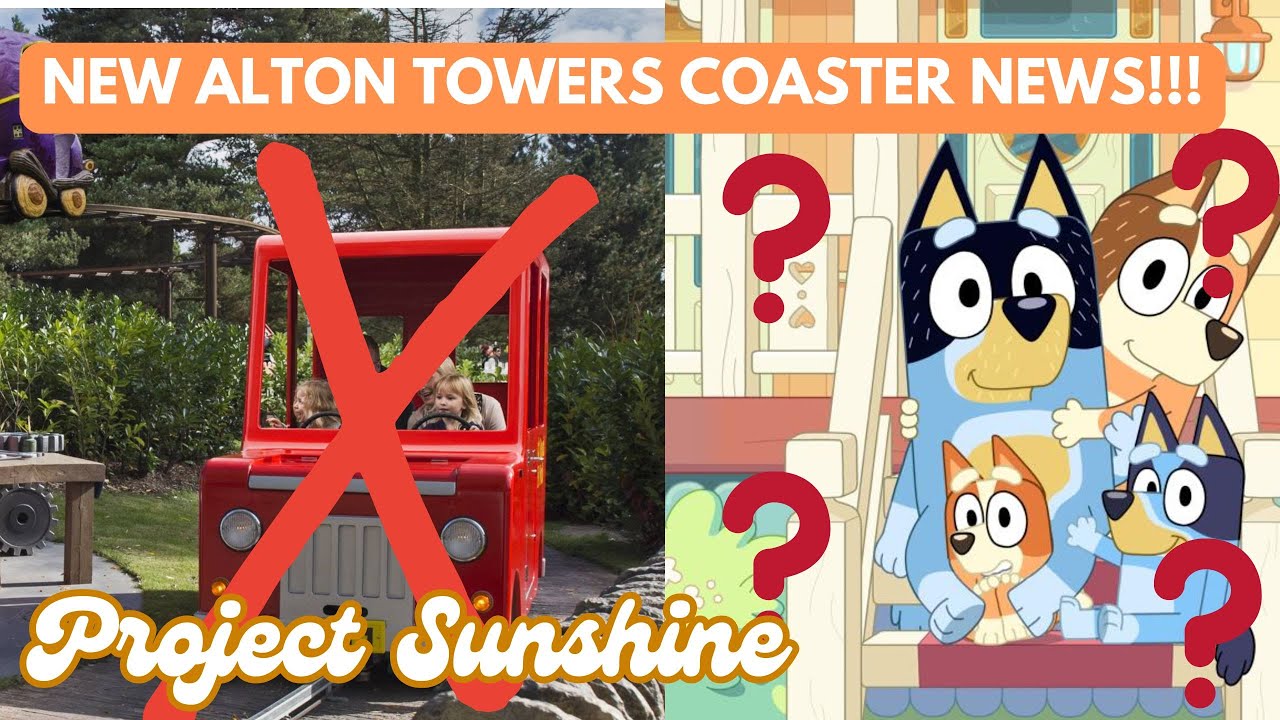 NEW Alton Towers Ride UPDATE - Project Sunshine - Post Man Pat Ride ...