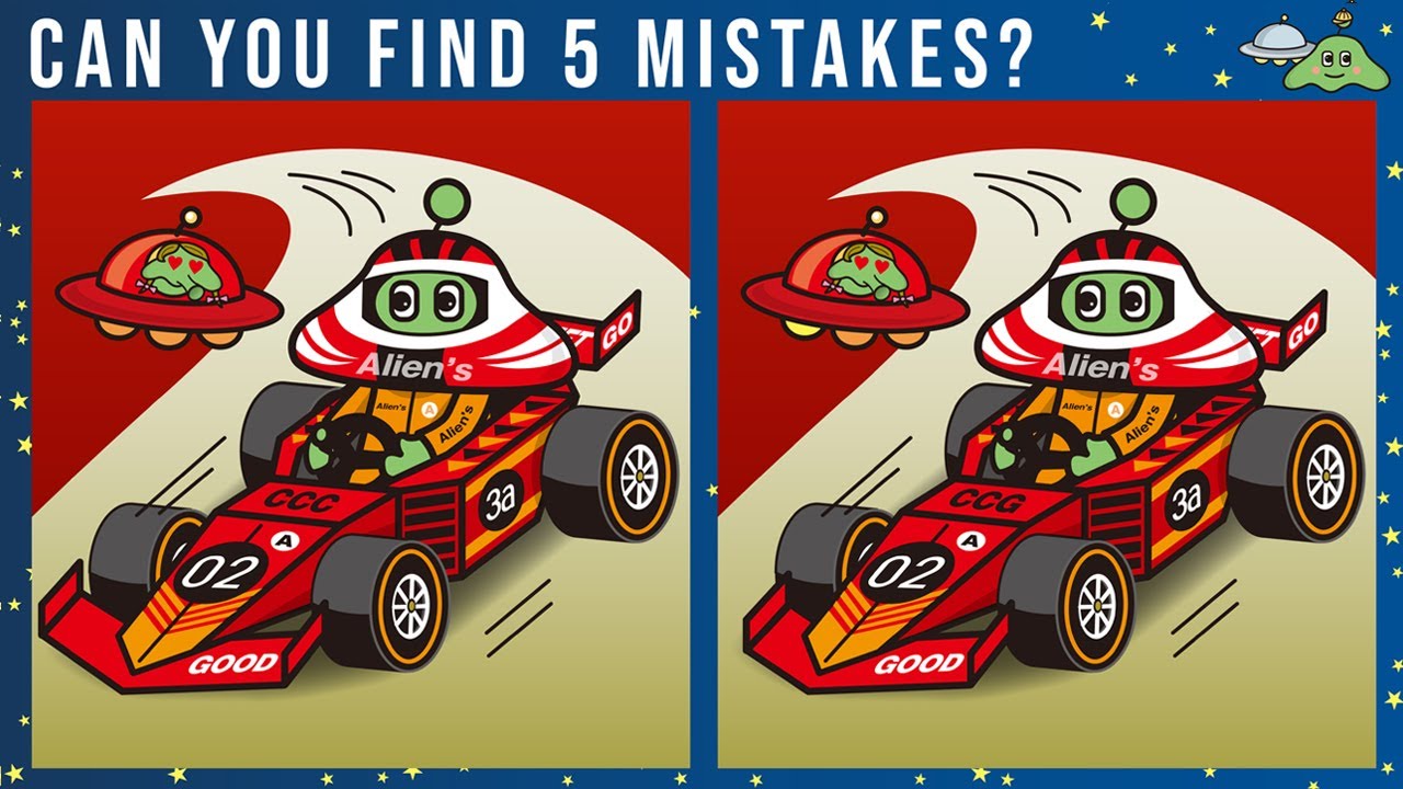 【BrainTraining】Find the difference in alien![12]【F1】 - YouTube