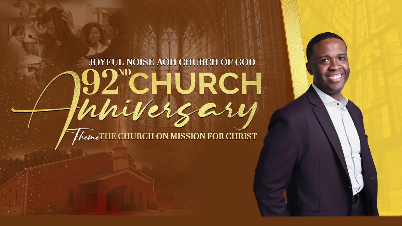 92nd Church Anniversary | Bishop Noah Rocker - YouTube
