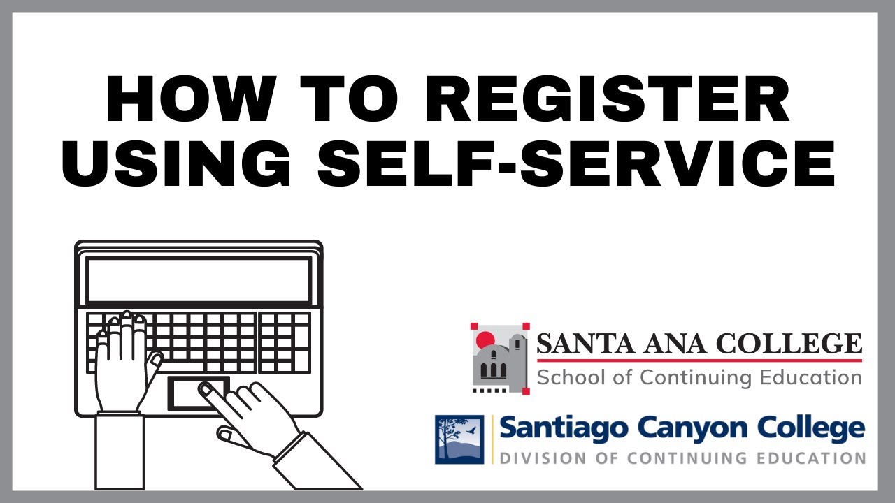 How to Register Using Self-Service - YouTube