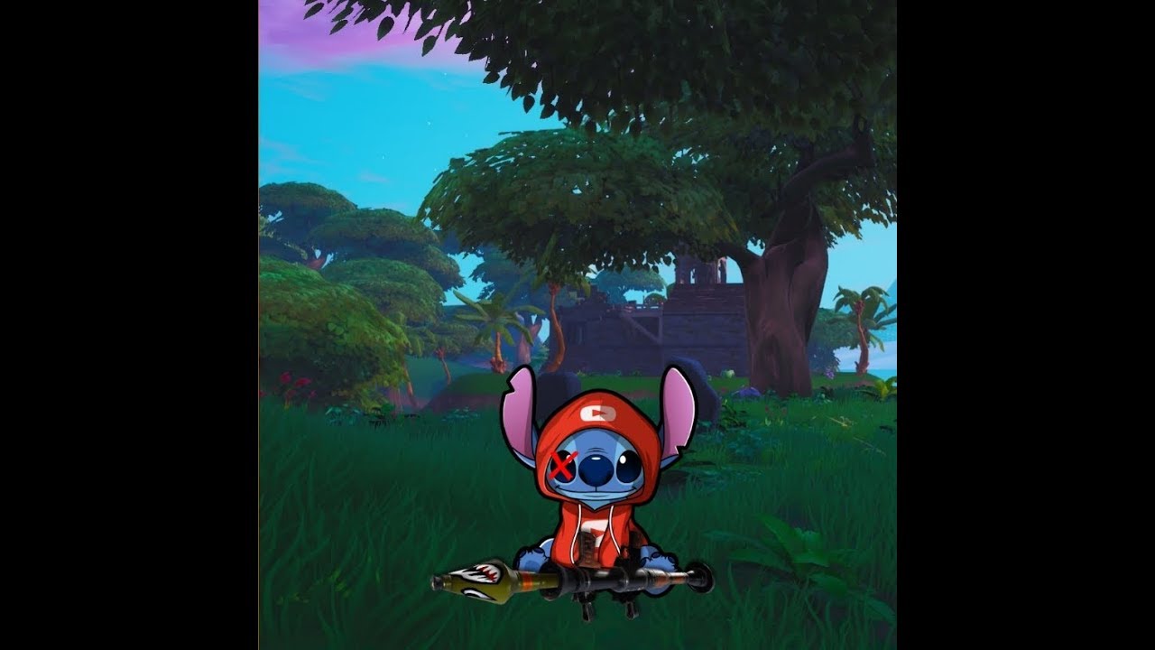 Stitch Plays Fortnite explosive weapons! - YouTube