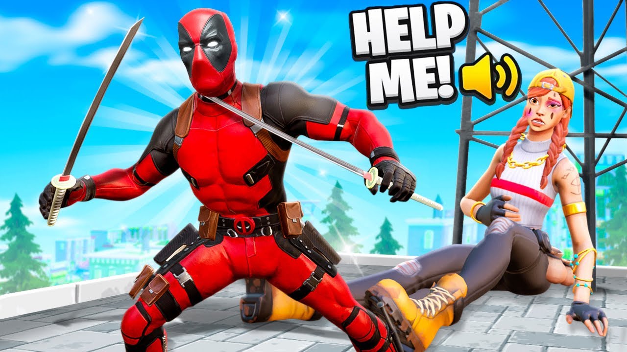 Playing as a PROTECTIVE DEADPOOL in Fortnite! - YouTube