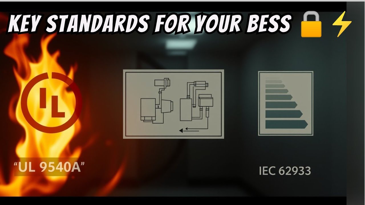Essential Standards for BESS Systems: UL 9540A, NFPA 855 and IEC 62933 - YouTube
