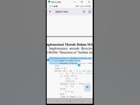 Cara Menjalankan Kode Program di Matlab Mobile - YouTube