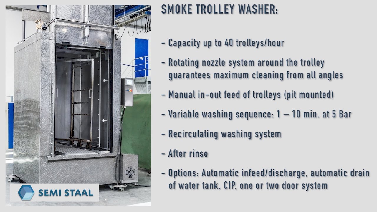 SEMI STAAL SMOKE TROLLEY WASHER - PIT MOUNTED - YouTube