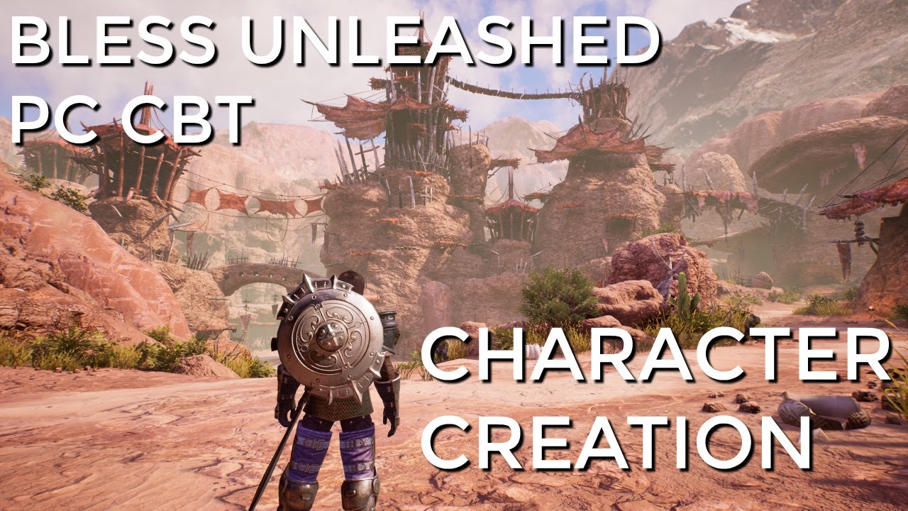 Bless Unleashed PC CBT: Character Creation Gameplay - YouTube