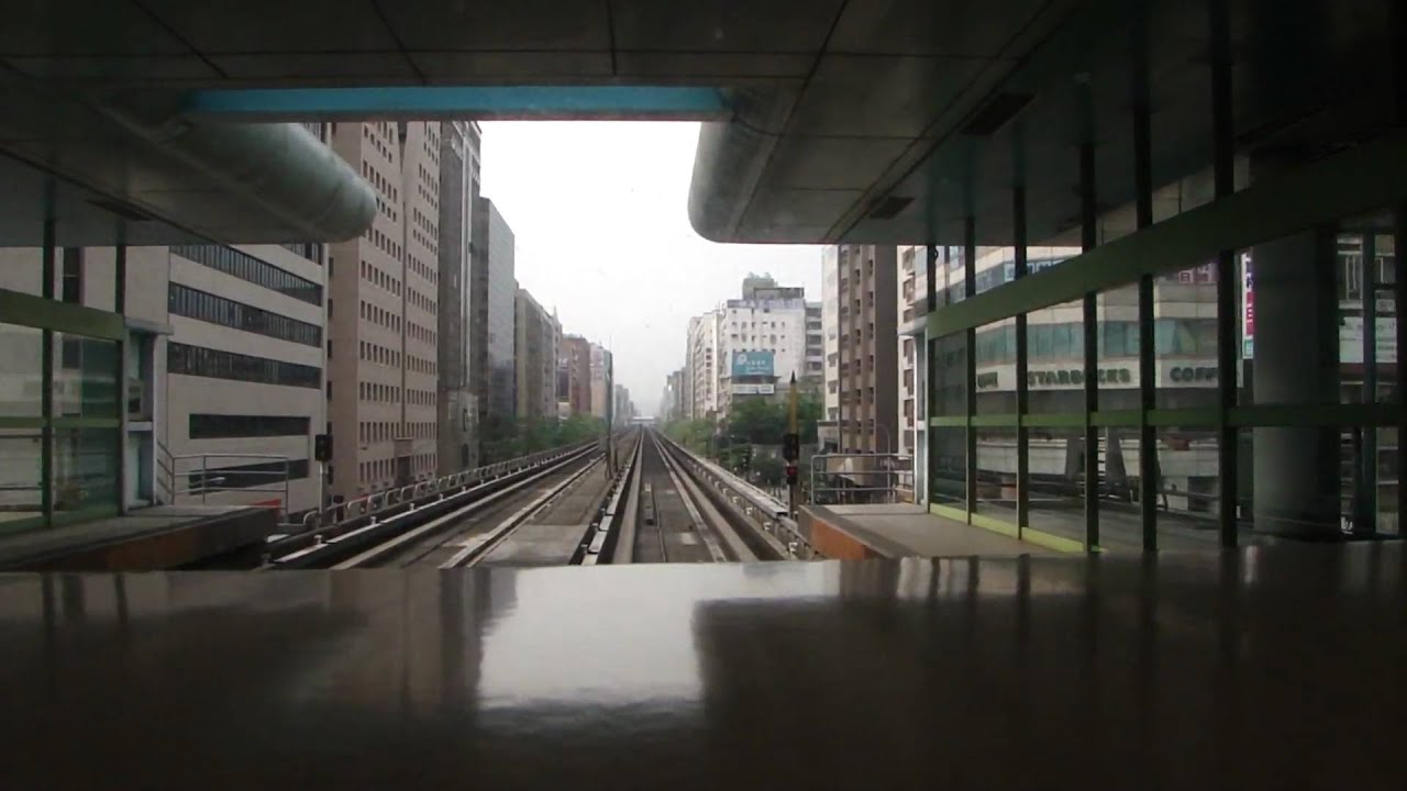 20090515 TAIPEI MRT MUZHA LINE TECHNOLOGY BUILDING STATION TO DAAN ...