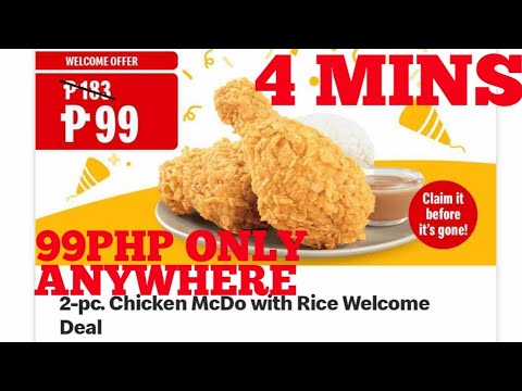 2PCS CHICKEN MCDO + RICE FOR ONLY ₱99! 😱🍗 UNBELIEVABLE DEAL! - YouTube