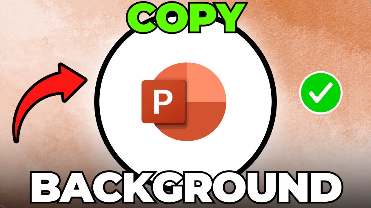 How to Copy PowerPoint Background (Quick & Easy) - YouTube