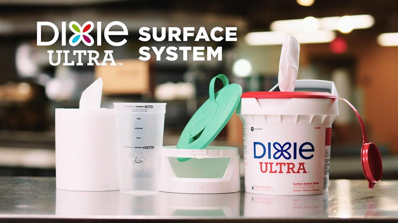Dixie Ultra™ Surface System Wipe Dispenser For Foodservice - YouTube