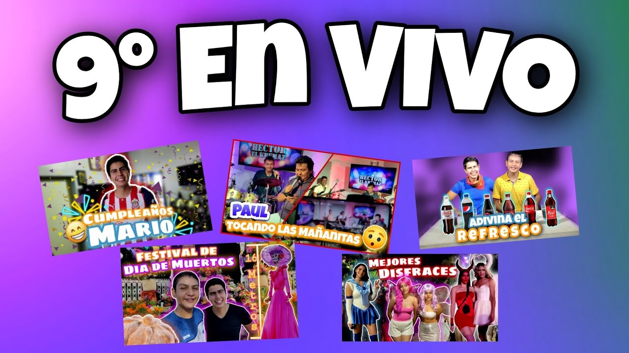Noveno En Vivo // Mario y Paul - YouTube