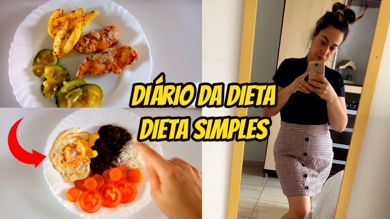 Diário da dieta (dieta simples) - YouTube