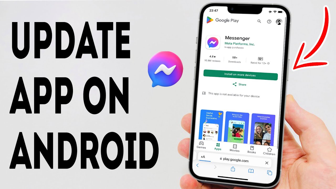 How To Update Messenger App On Android - Full Guide - YouTube