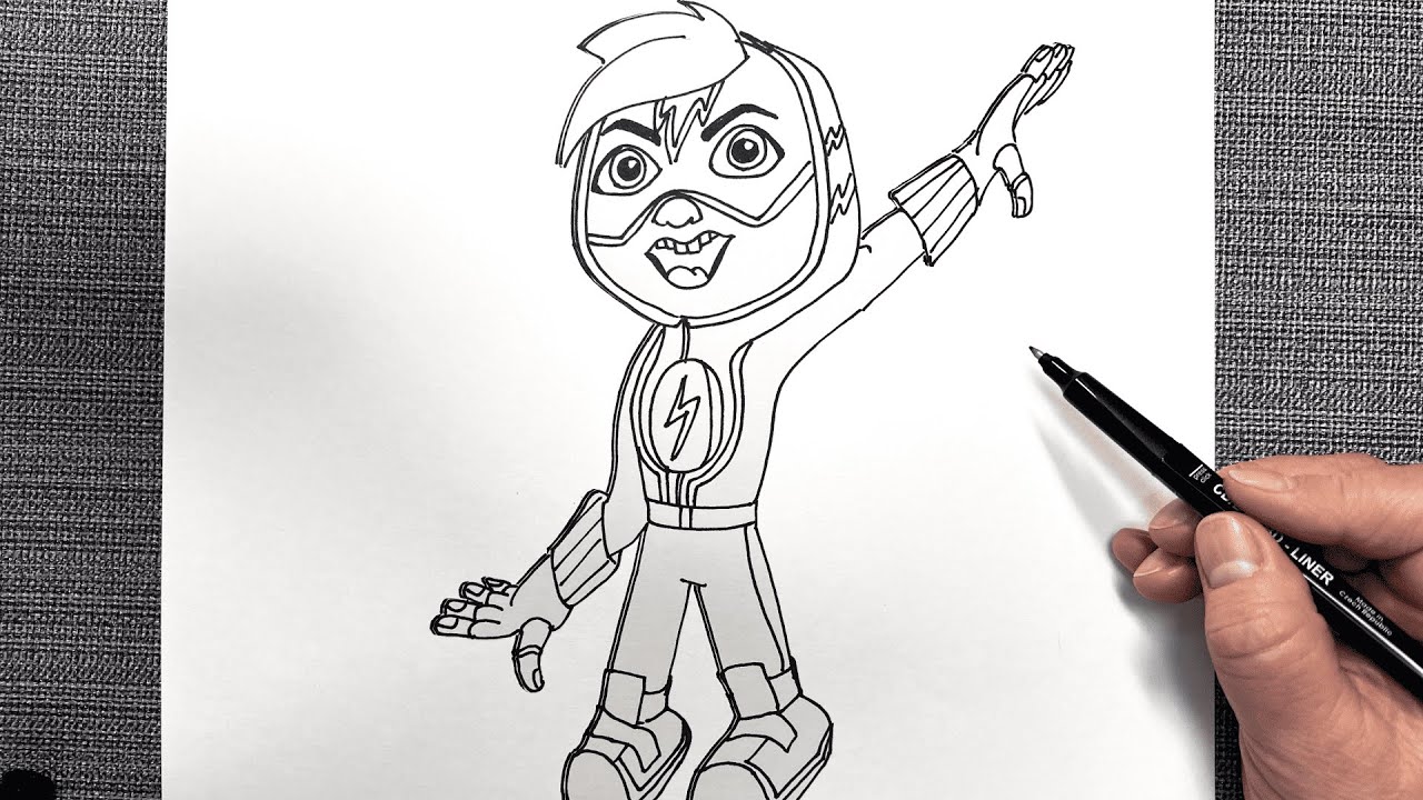 How to Draw Action Pack | Easy Tutorial Watts Step By Step - YouTube