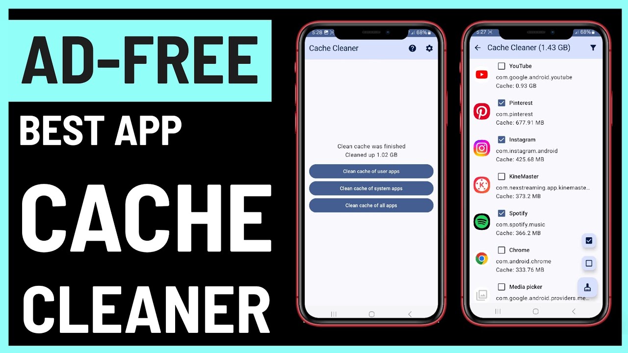 Best Free Cache Cleaner Apps for Android - YouTube
