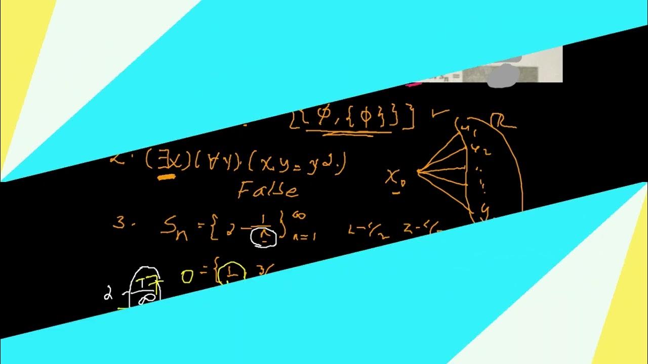 Propositional Logic And Set Theory Fill In The Blank Question With Solution Youtube