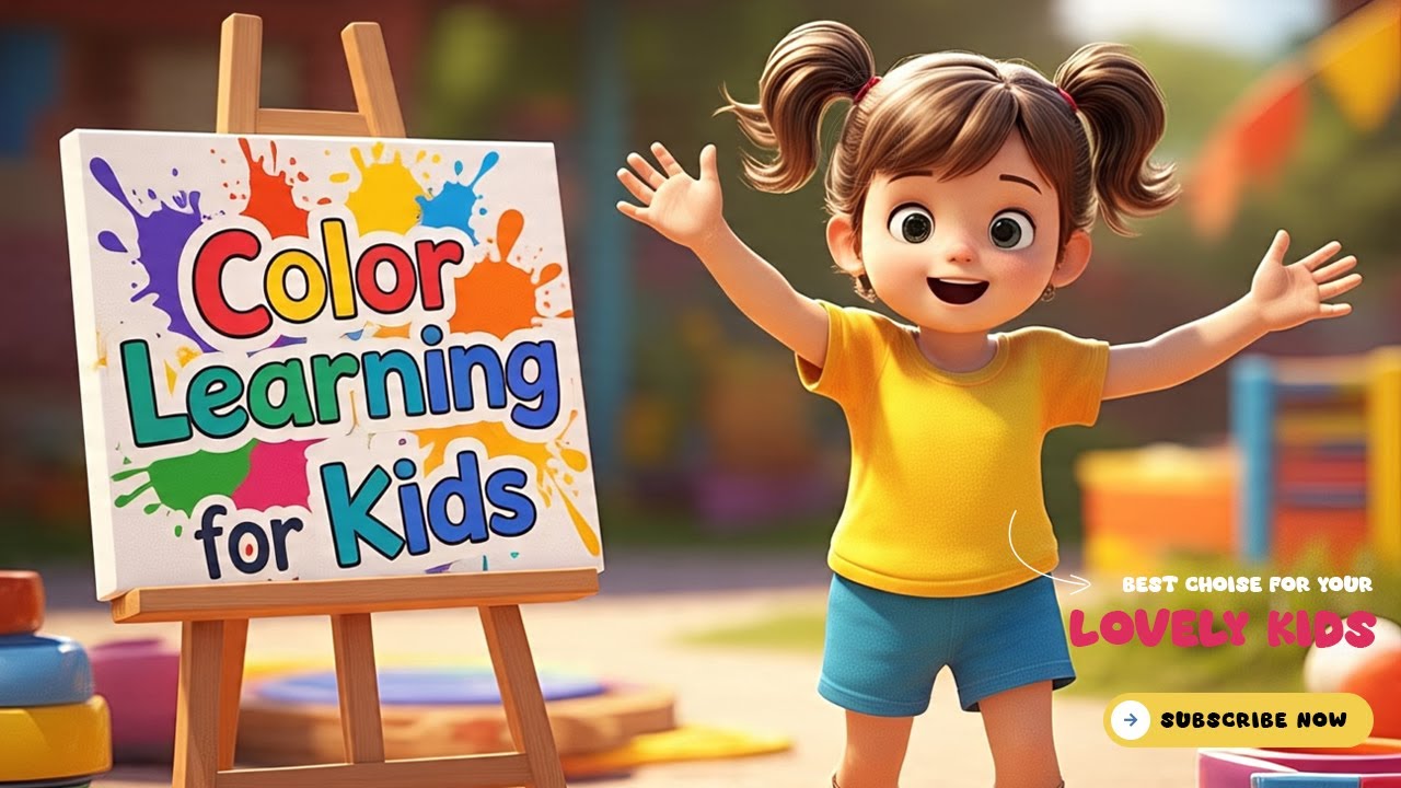 Color Learning for Kids: Fun with Red, Yellow, and Blue! | Baby Talk ...
