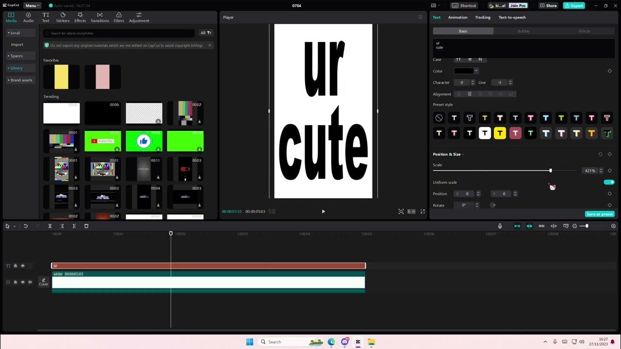 Want To Resize Your Text And Stretch The Width And Height On CapCut PC? Here's How You Can ...