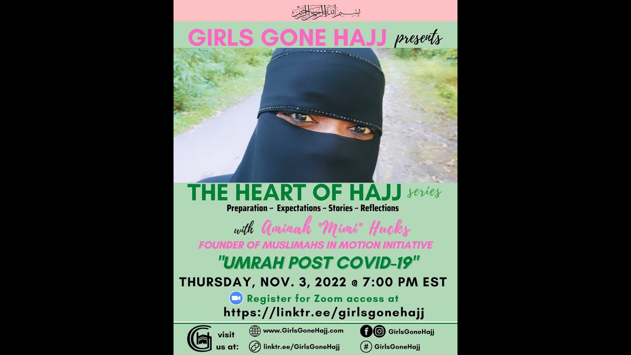 Heart of Hajj Series w/Guest Aminah "Mimi" Hucks - YouTube