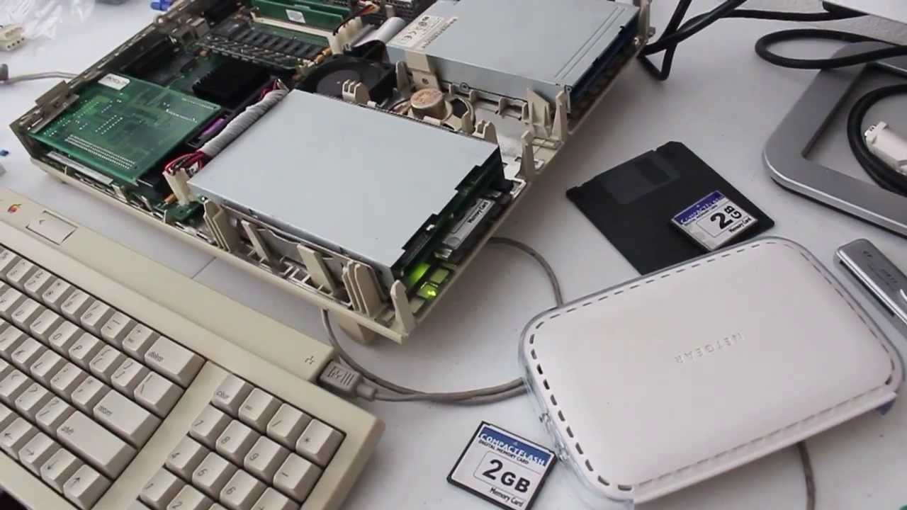 Apple Macintosh LC 475 8GB CompactFlash Compatibility - YouTube