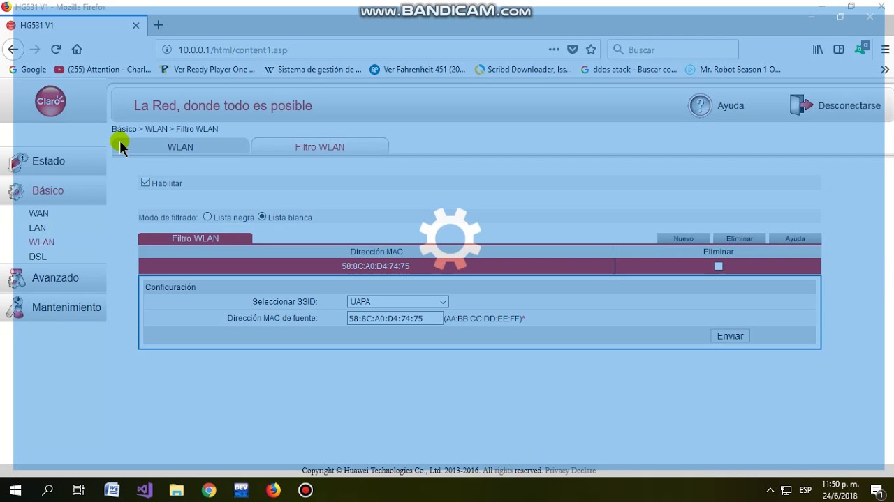 Configurar router hg531 v1 - YouTube