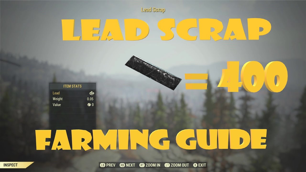 Fallout 76 - BEST Lead Scrap Farming Guide 400+ Quick and Easy #21 ...