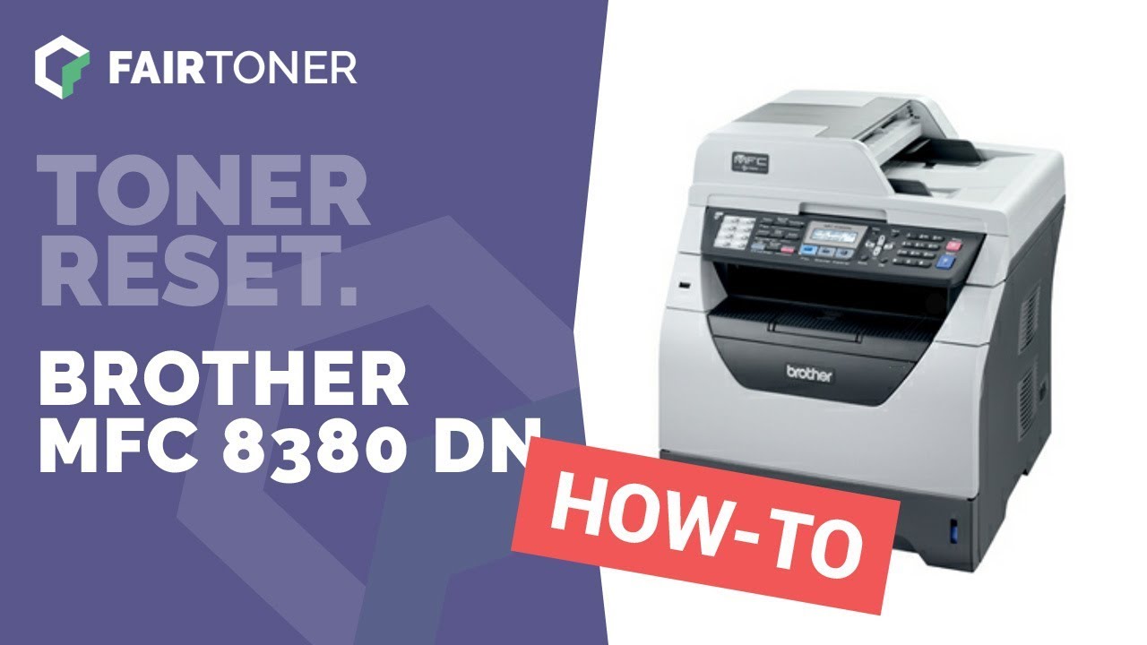 Anleitung: Brother MFC 8380 DN Toner Reset 🛠 - YouTube