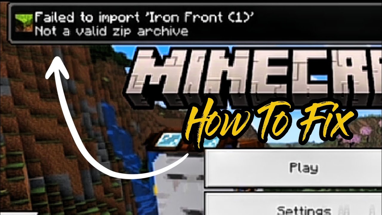 Import addon failed fixing issue | MCPE 1.21 - YouTube