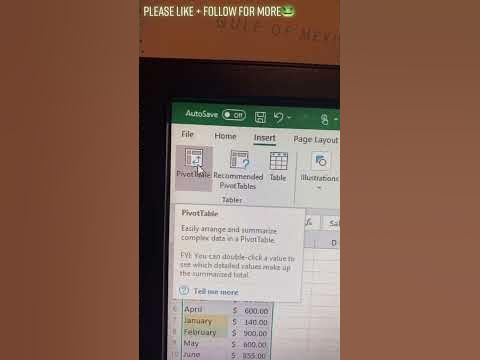 Excel Tutorial: Pivot Tables (Part 1) - YouTube
