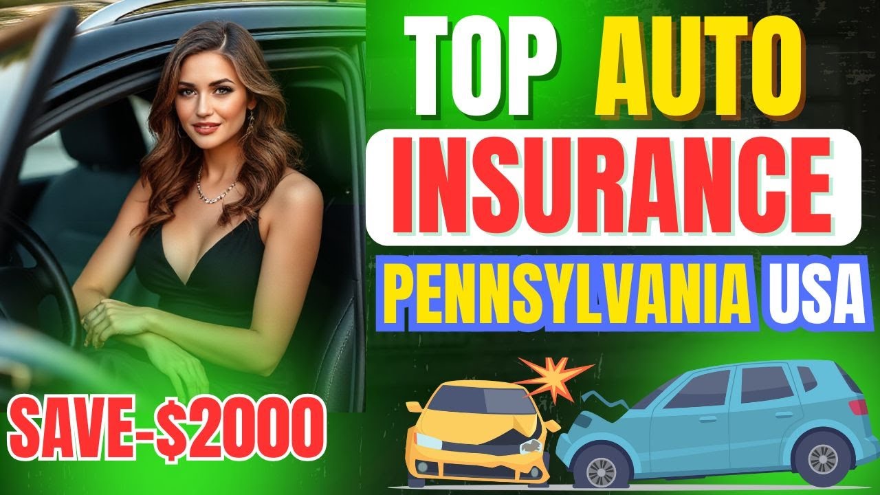 Top 6 Auto Insurance Companies Pennsylvania USA | 6 BEST Auto Insurance ...