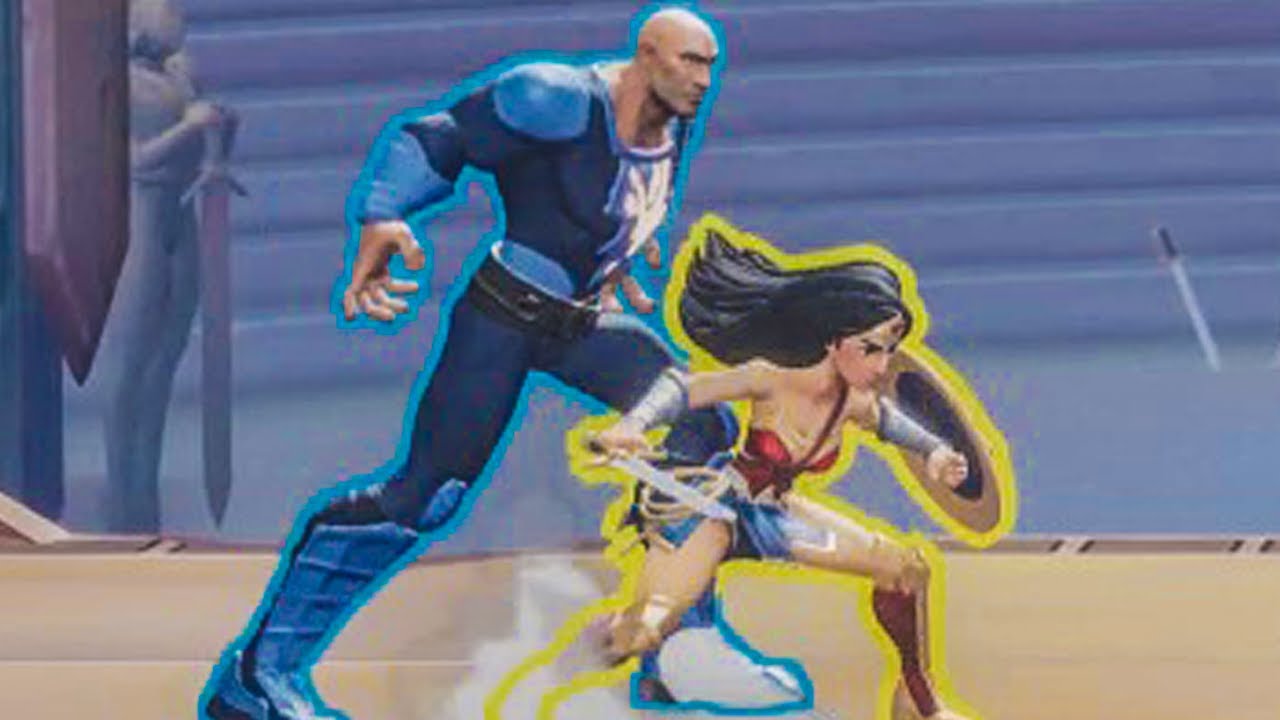 The Man in Black (Black Adam) and Wonder Woman Unique Interactions - MultiVersus HD - YouTube