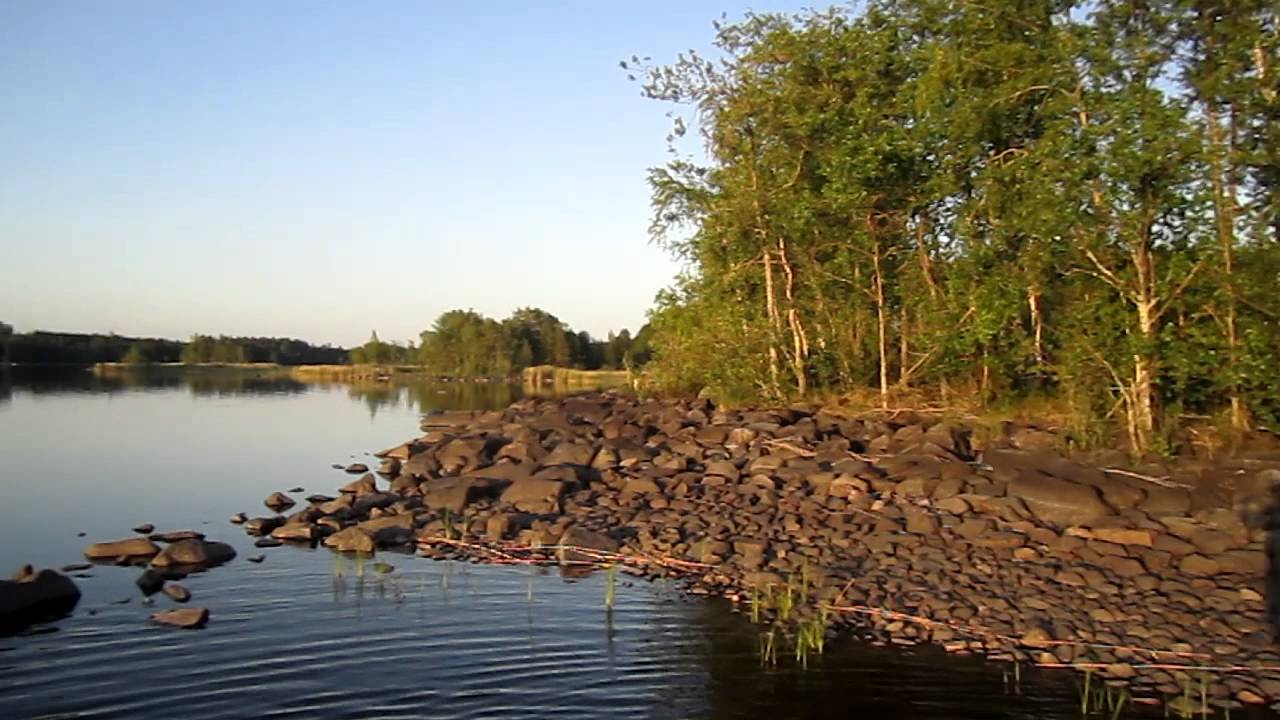 Sunset on Orivesi lake - YouTube