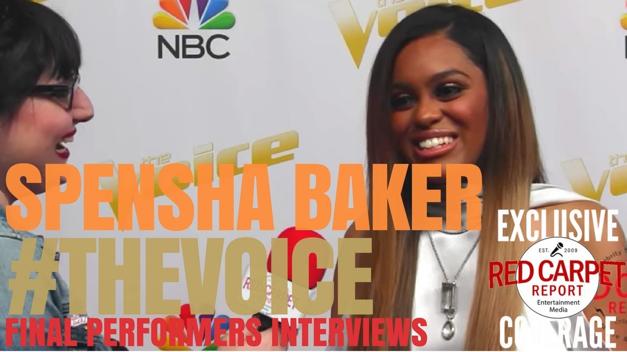 Spensha Baker #TeamBlake interviewed at "The Voice" Season 14 Backstage ...