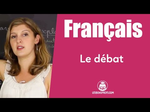 Le débat : méthodologie - Français - 1re - Les Bons Profs - YouTube