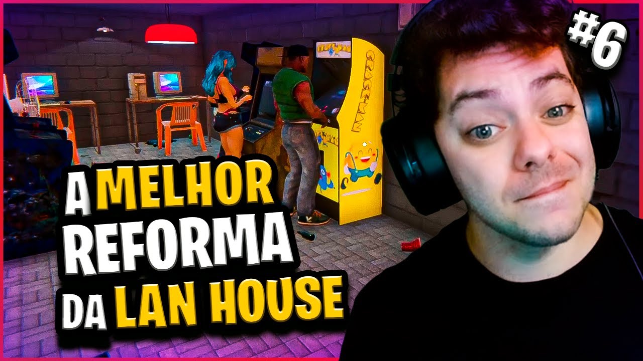 REFORMEI A LAN HOUSE GAMER ESTÁ DE CARA NOVA #6 INTERNET CAFÉ SIMULATOR ...