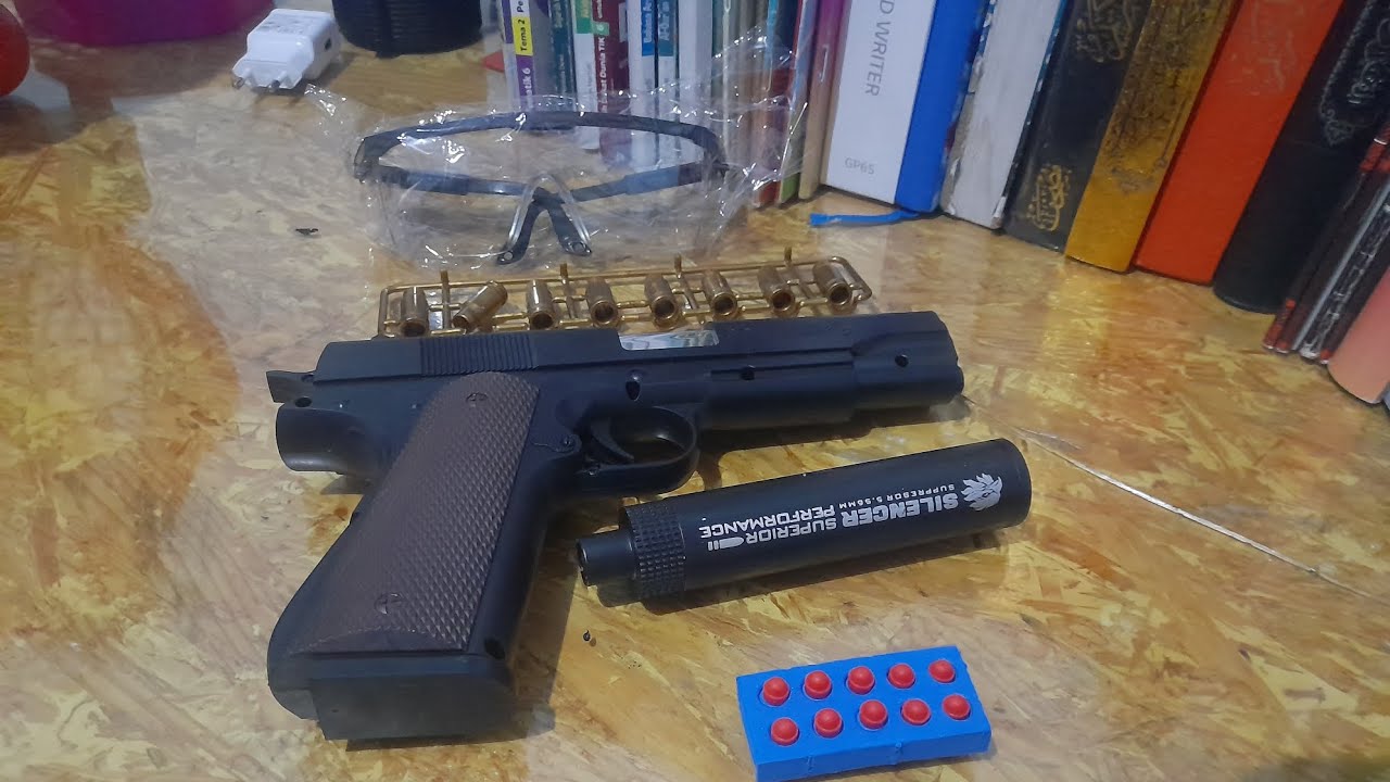 Shell Ejecting M1911 Blaster Review - YouTube