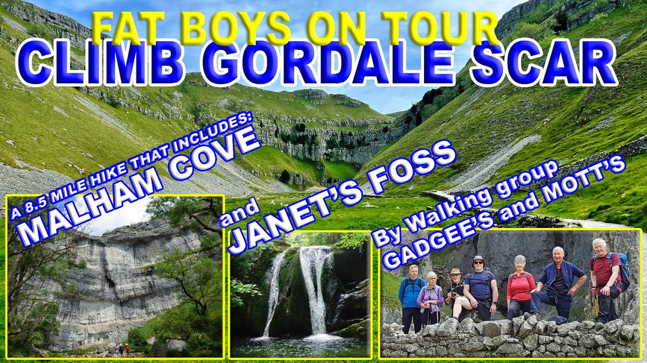 CLIMBING GORDALE SCAR, MALHAM COVE & JANET'S FOSS - YouTube