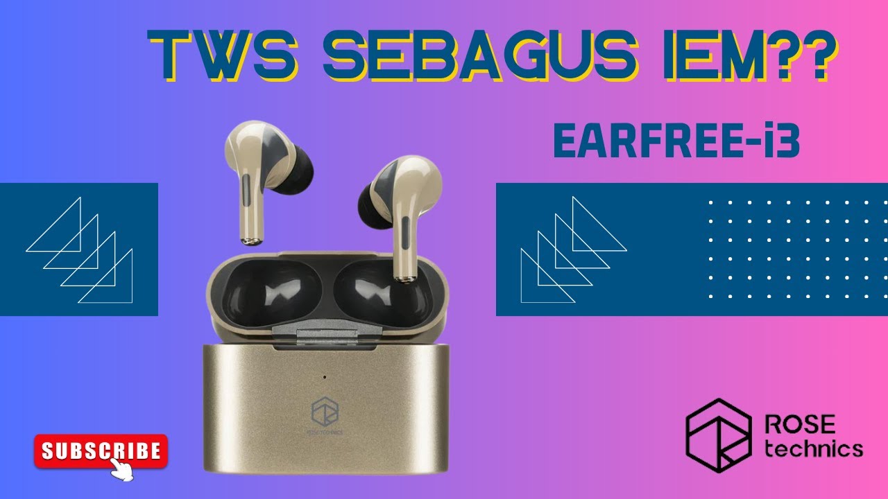 TWS Suaranya Sebagus Kabel - REVIEW TWS ROSETECHNICS EARFREE-I3 - YouTube